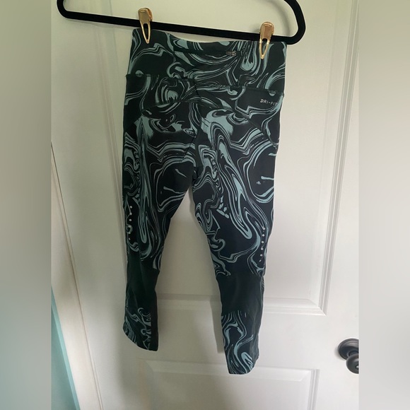 Nike | Pants & Jumpsuits | Nike Drifit Swirl Pattern Yoga Pants | Poshmark